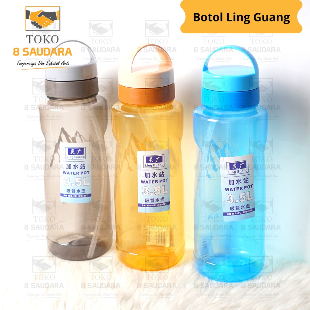 Jual Botol Minum Ling Guang Kapasitas Super Besar 3,5L / Botol Minum ...
