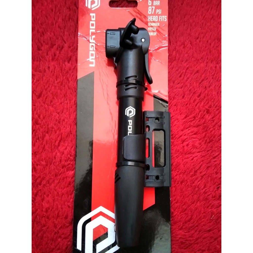 Jual POMPA ANGIN TANGAN SEPEDA POLYGON 87 PSI | Shopee Indonesia