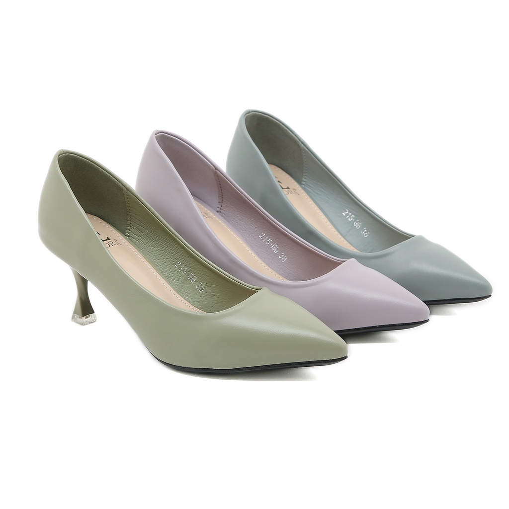 Jual ELLORA 215-GB Sepatu Heels Wanita Import Sepatu Kerja Wanita 7cm ...