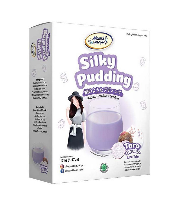 Jual SILKY PUDDING Forisa Mom's Recipe 155 gr PUYO Puding Susu Taro ...