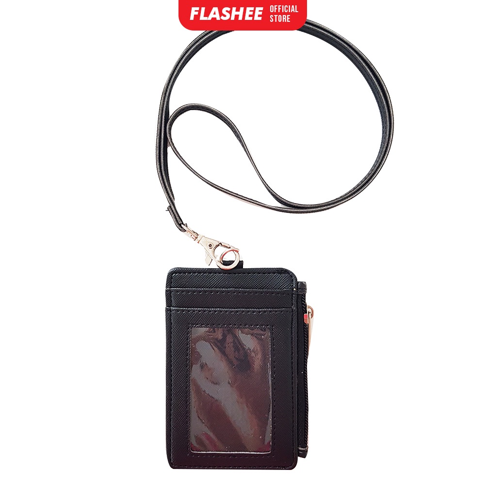 Jual Flashee ID Card Holder Hitam Resleting v2 Name Tag Seleting ID ...