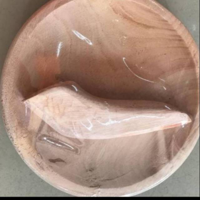 Jual Promo !!! Cobek Kayu + Ulekan Kayu 20cm, Cobek Kayu Set, Coet Kayu ...