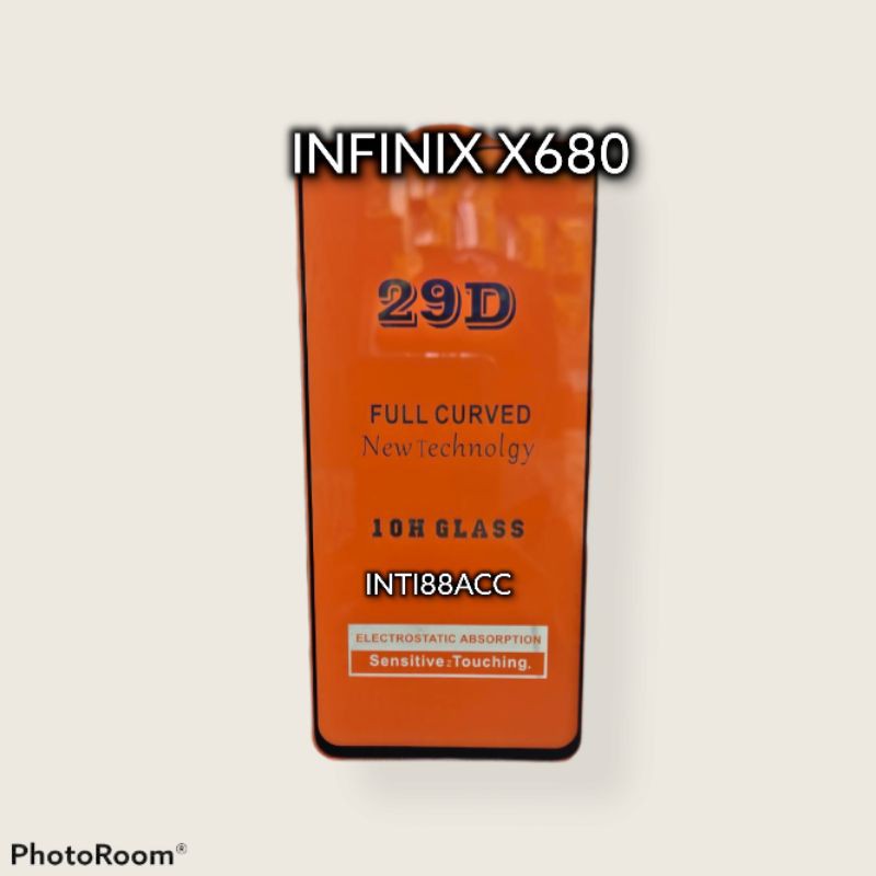 Jual INFINIX X680 / TEMPERED GLASS FULLEM FULL LAYAR + PEKING CHEIL ...