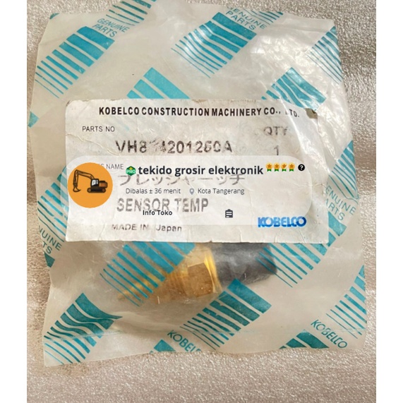Jual SENSOR ASSY TEMP SK200-8 KOBELCO VH834201250A | Shopee Indonesia