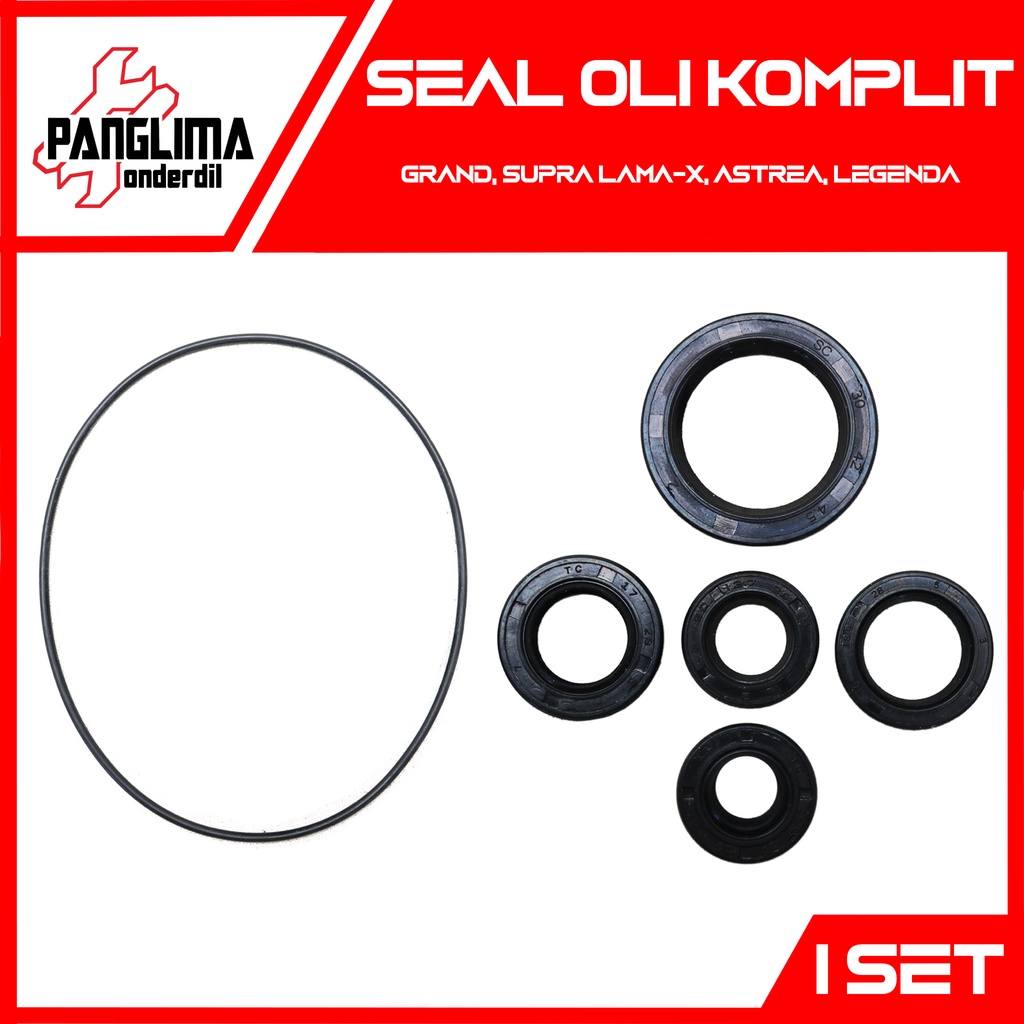 Jual Sil Oli Komplit Grand & Supra Lama-X & Astrea & Legenda Seal Oil Assy Set-Kit-Lengkap ...