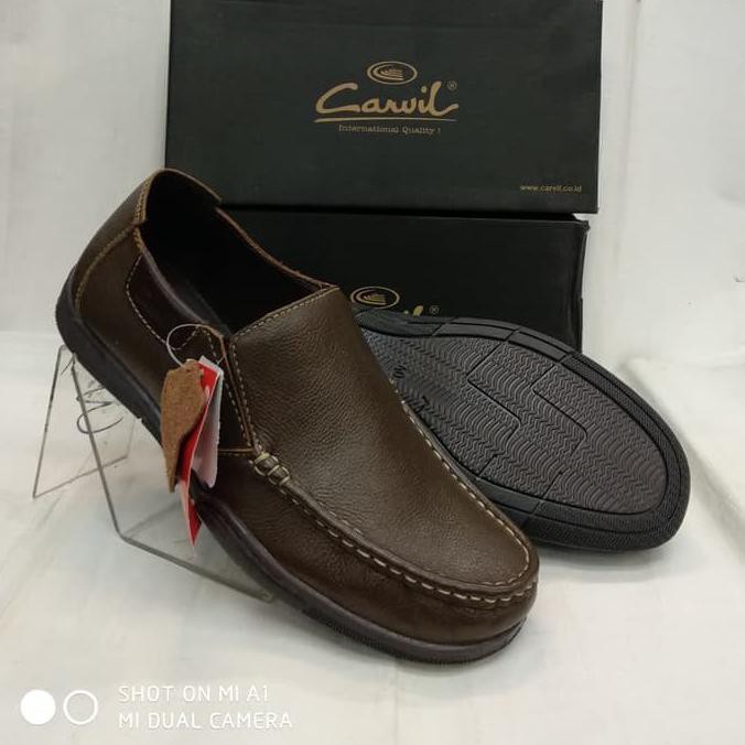 Jual BARANG BERKUALITAS JUAL SEPATU PANTOFEL CARVIL DAKKAR COKLAT ...