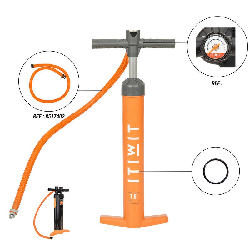 Jual ITIWIT Pompa Tangan High Pressure Stand-Up Paddle - Double-Action ...