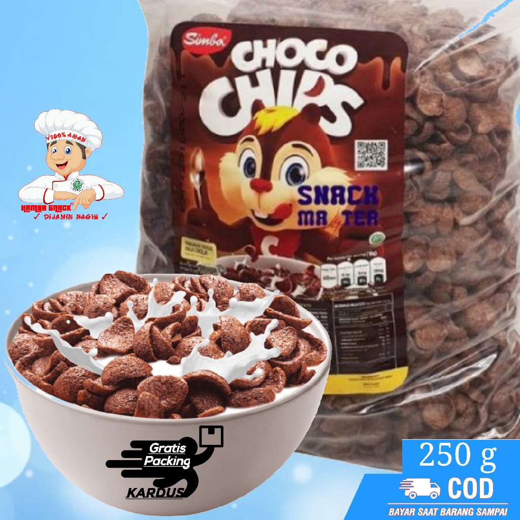 Jual Koko KRUNCH 250g COKLAT / CHOCO CHIPS SIMBA makanan ringan jajanan ...