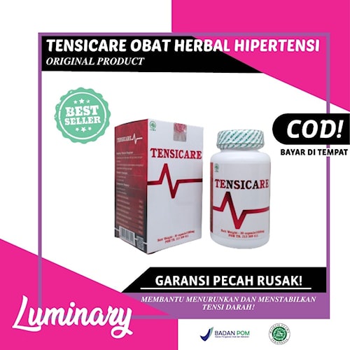 Jual TENSICARE MULTI VITAMIN OBAT HERBAL HIPERTENSI TEKANAN DARAH TIN ...