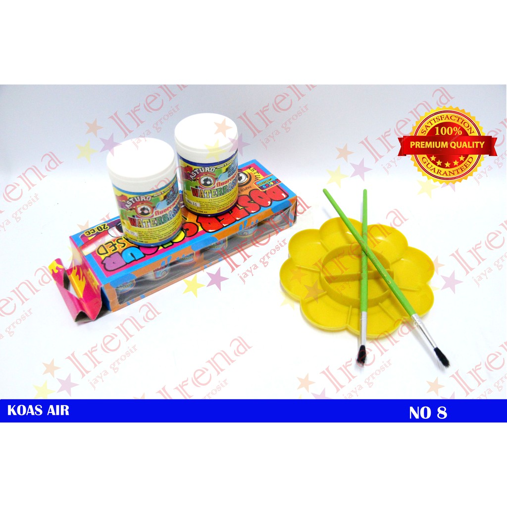 Jual PAGODA Kuas Lukis Gambar No. 8 Isi 12 Pcs Kuas Cat Air | Shopee ...