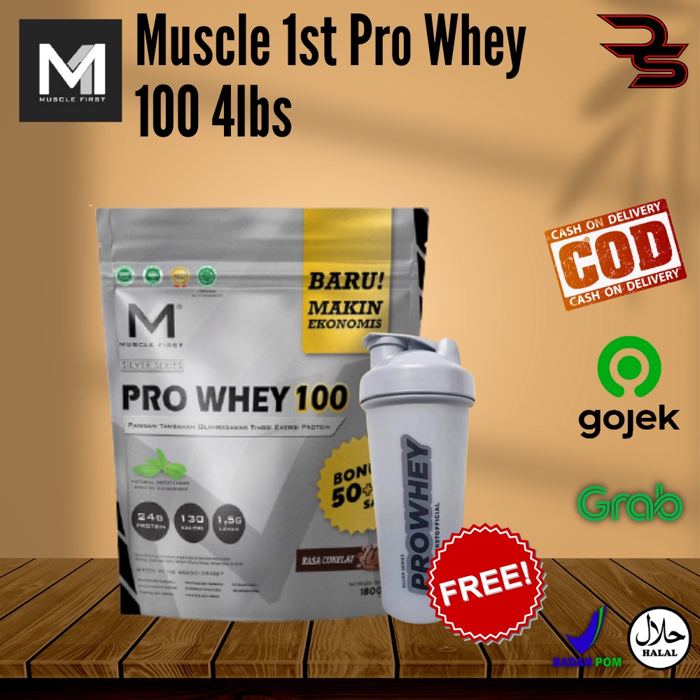 Jual M1 Pro Whey 100 4lb 4lbs 1.8kg Musclefirst Muscle First Nutrion | Shopee Indonesia