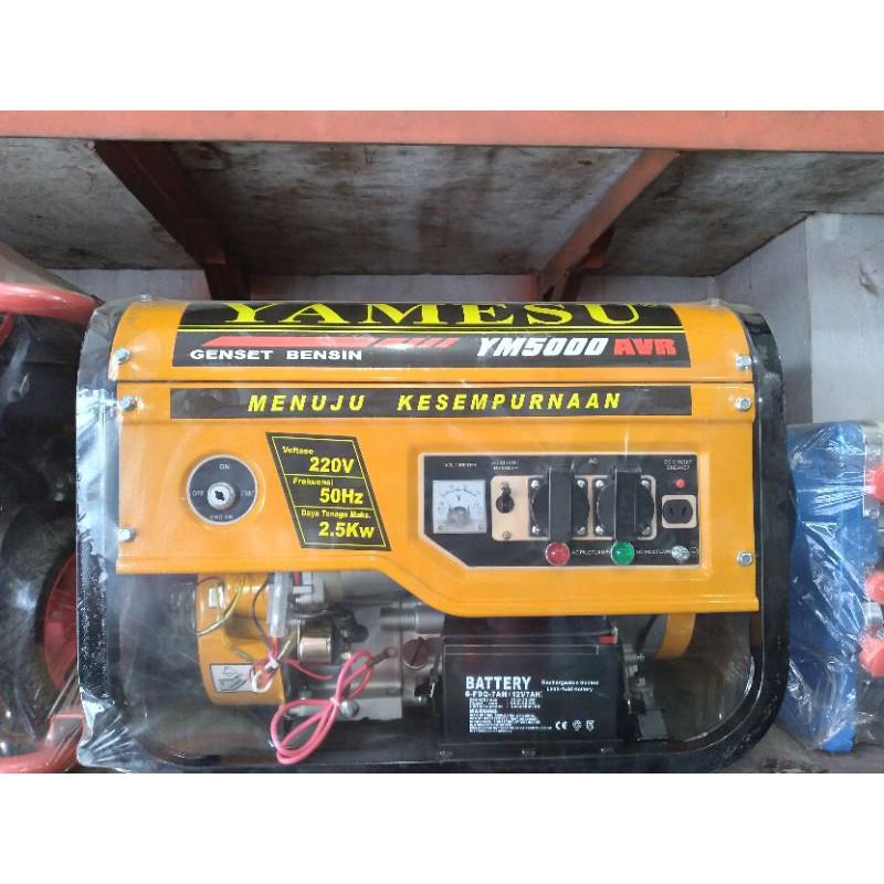 Jual Gasoline Generator Genset YM-5000 YAMESU | Shopee Indonesia