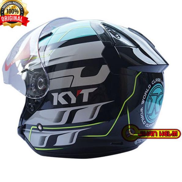 Jual HELM / HELM KYT / KYT / DJ MARU / HELM KYT DJ MARU MOTIF #13 BLUE AQUA TER ヤマ | Shopee ...