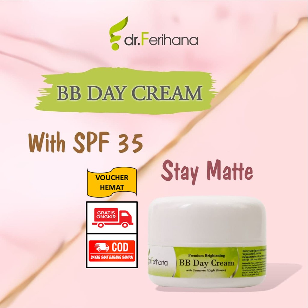 Jual BB DAY CREAM/DR.FERIHANA/FOUNDATION/MATTE/TABIR SURYA/SUNSCREEN/KRIM PENCERAH/BPOM | Shopee ...