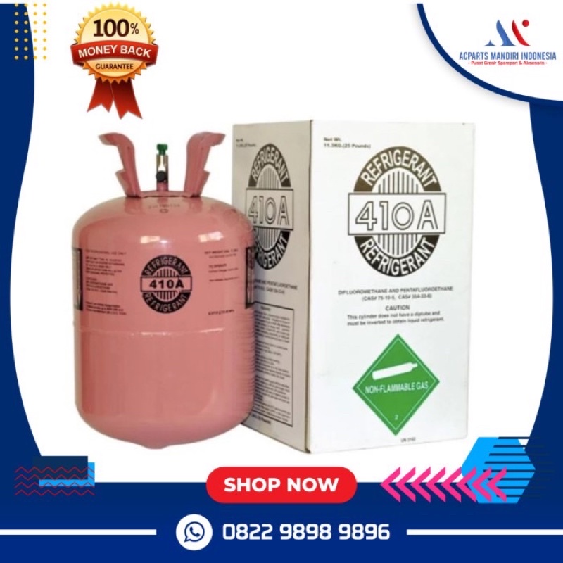 Jual FREON AC R410 MURNI KILOAN ISI 2kg | Shopee Indonesia