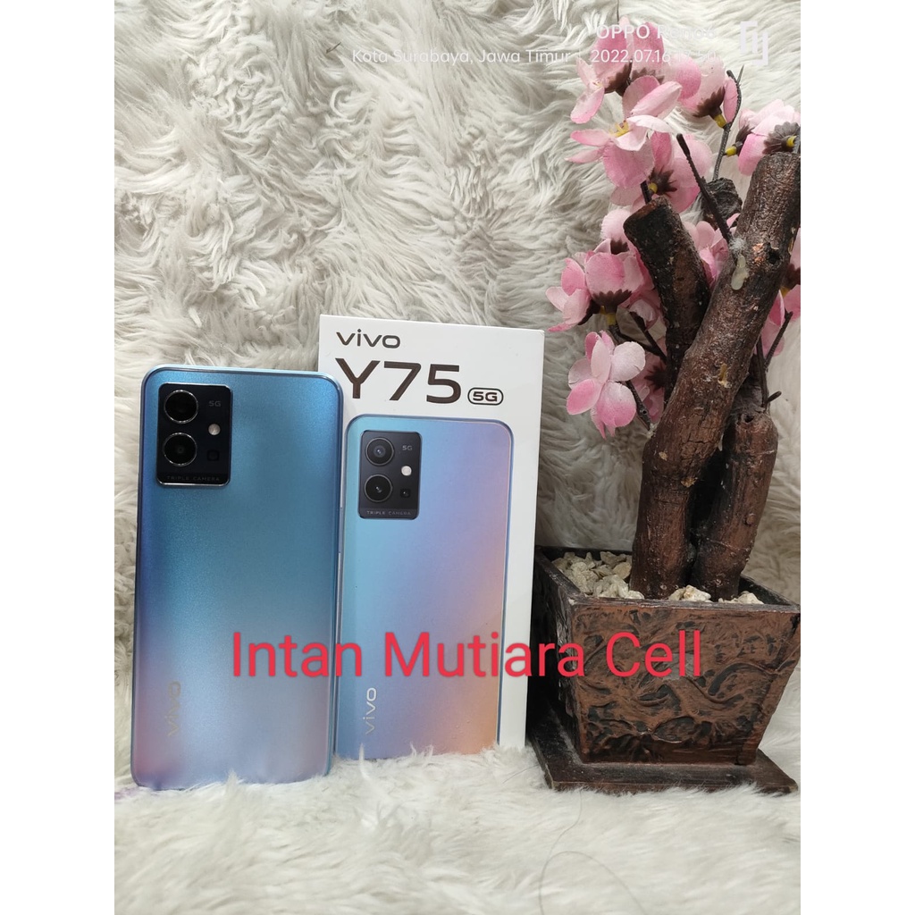 Jual Vivo Y75 5G Ram 8GB + Extended Ram 4GB Rom 128GB (Second) | Shopee Indonesia