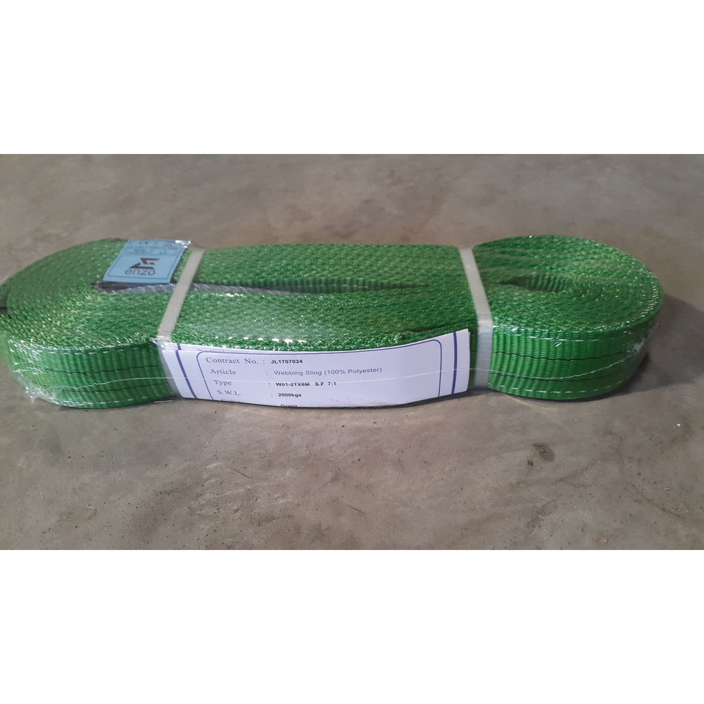 Jual Webbing Sling 2 Ton x 2 Meter Tali Bahan Pengikat Barang Berat ...