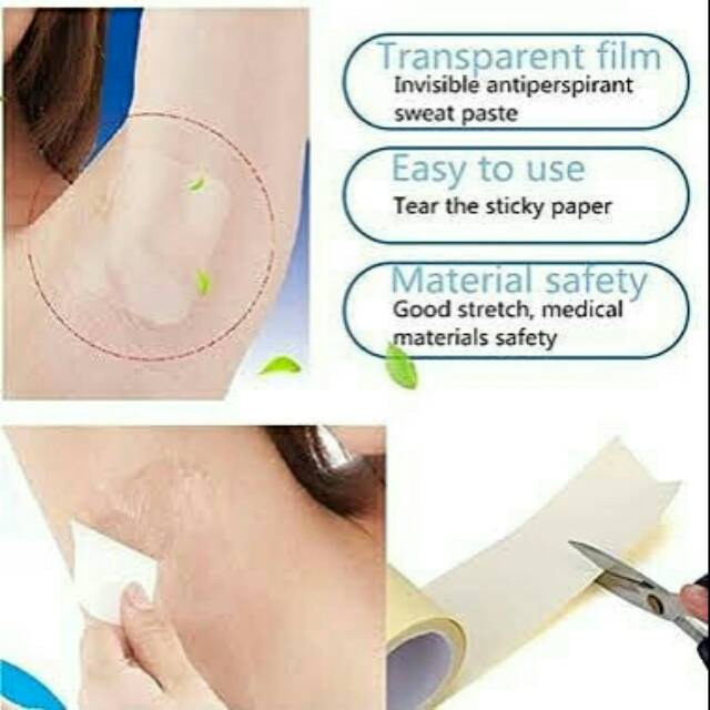 Jual Armpit transparan deodorant/ armpit sweat lock | Shopee Indonesia