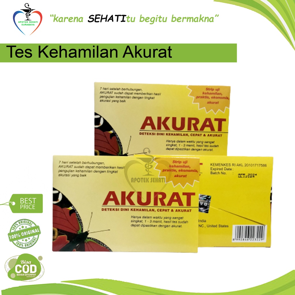 Jual Test Pack Akurat 10 MIU Alat Tes Kehamilan Tes Hamil Celup Akurat ...