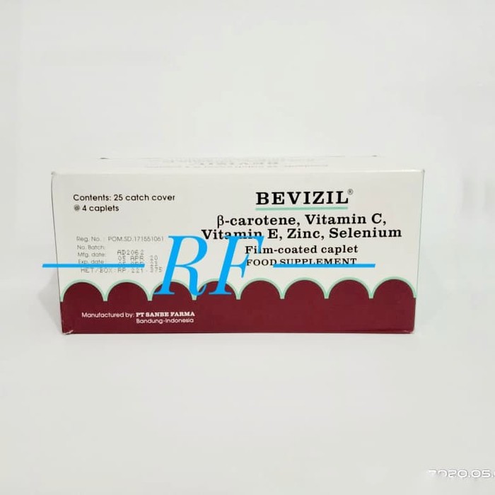 Jual Bevizil Caplet isi 100 (Sanbe Farma) | Shopee Indonesia
