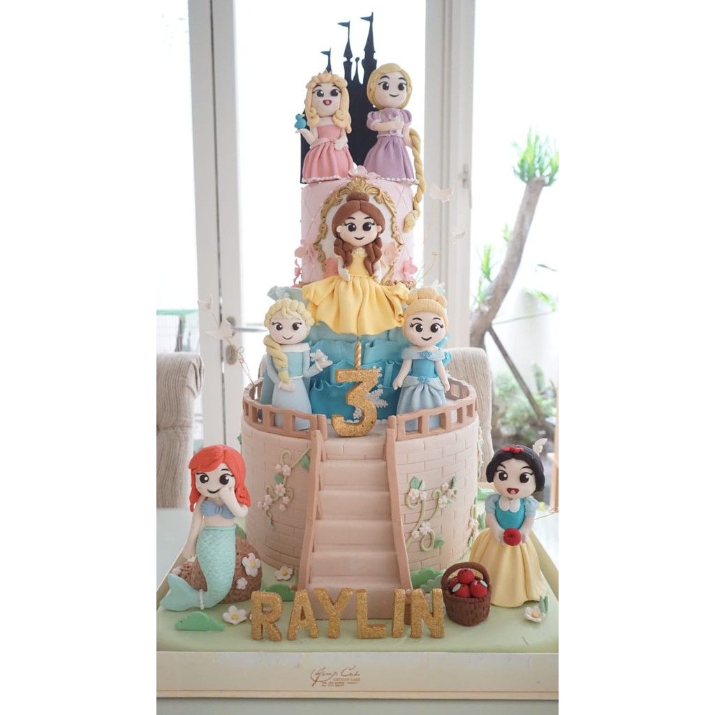 Jual Kue Ulang Tahun Anak Perempuan Disney Princess / Girl Birthday ...