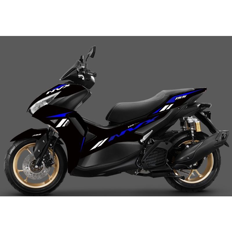 Jual STRIPING STICKER ALL NEW AEROX CONNECTED NVX 155 TRANSPARAN ...