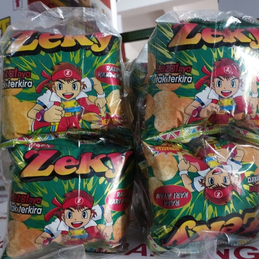 Jual snack zeky (berhadiah) 1 dus 40 pcs 7gr | Shopee Indonesia
