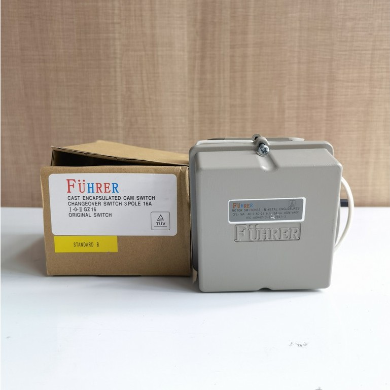 Jual Fuhrer Cam Switch Handle Genset Switch 3P 16A GZ16 | Shopee Indonesia