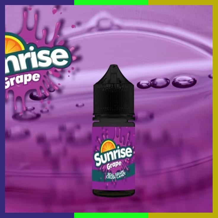 Jual Sunrise Grape Crush Salt Nic 20Mg 30Ml Liquid Sunrise Salt Nic ...
