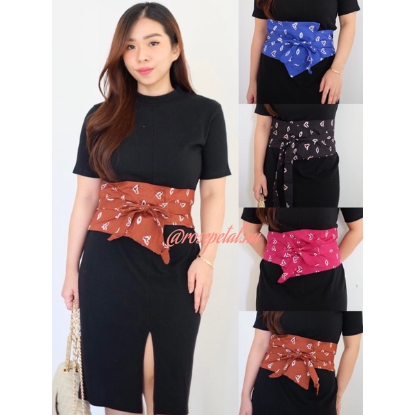 Jual obi belt tenun basic / ikat pinggang obi tenun / obi belt batik ...