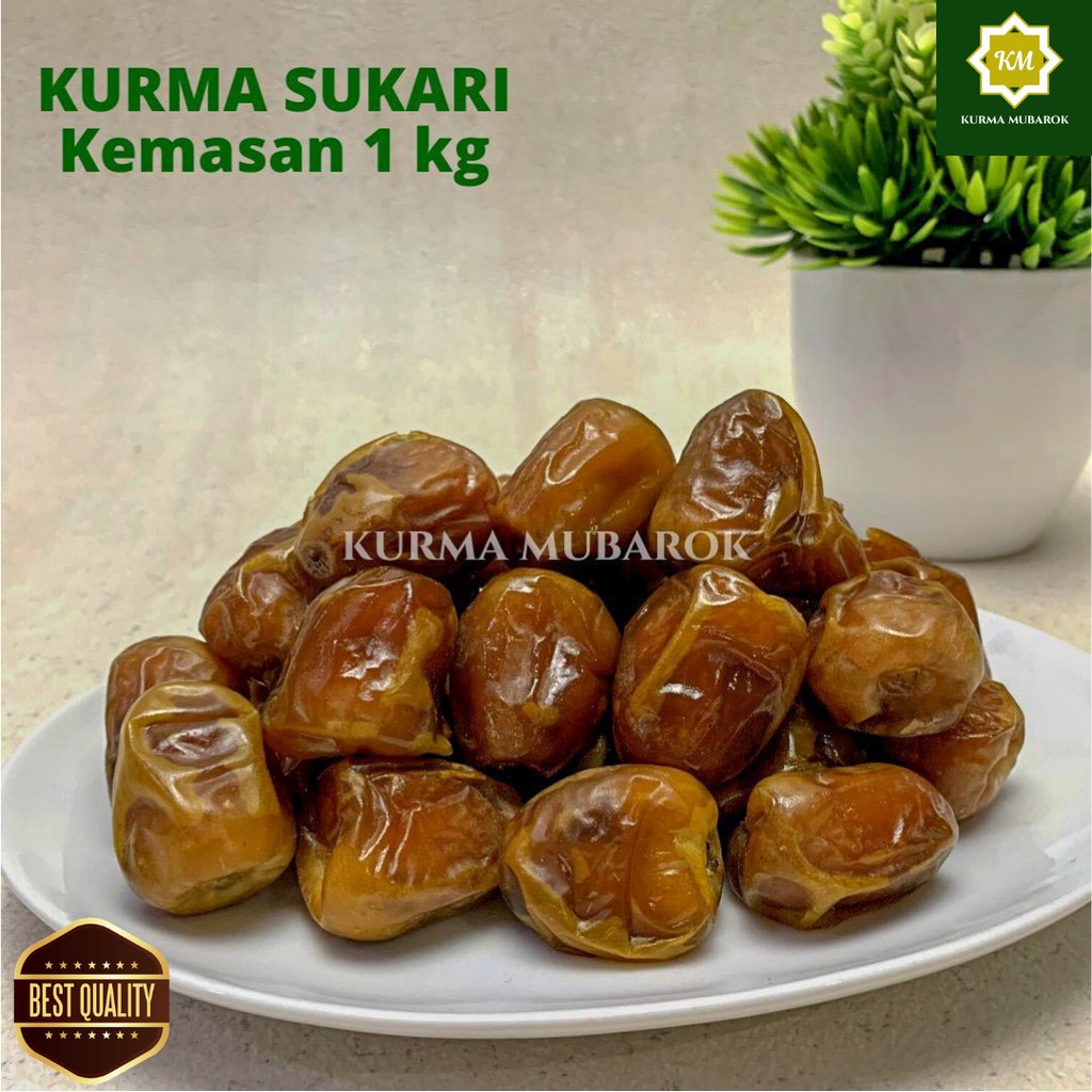 Jual KURMA SUKARI MADINAH - SUKARI AL QASSIM 1Kg | Shopee Indonesia