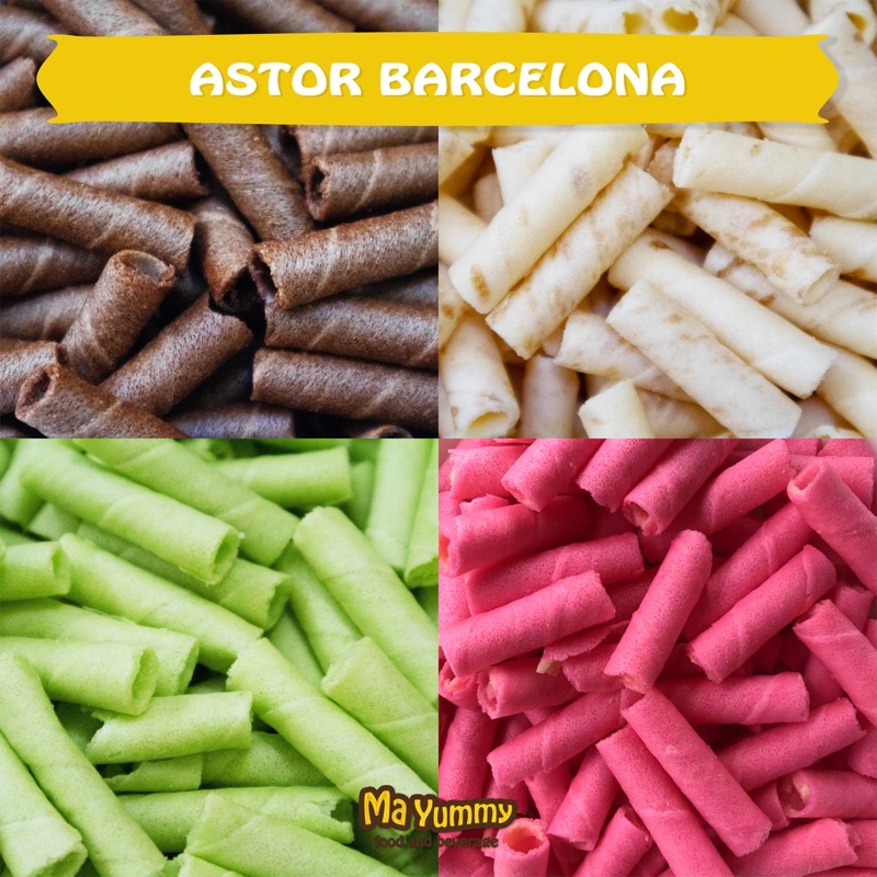Jual Astor Barcelona 1 Kaleng / 4Kg 6 Varian Rasa Pandan / Coklat ...