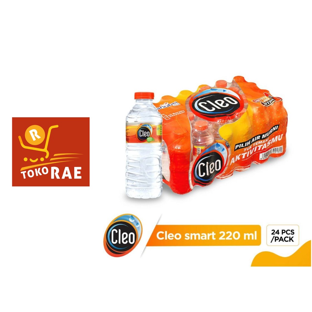 Jual CLEO botol mini 220ML 1 pak isi 24 botol | Shopee Indonesia