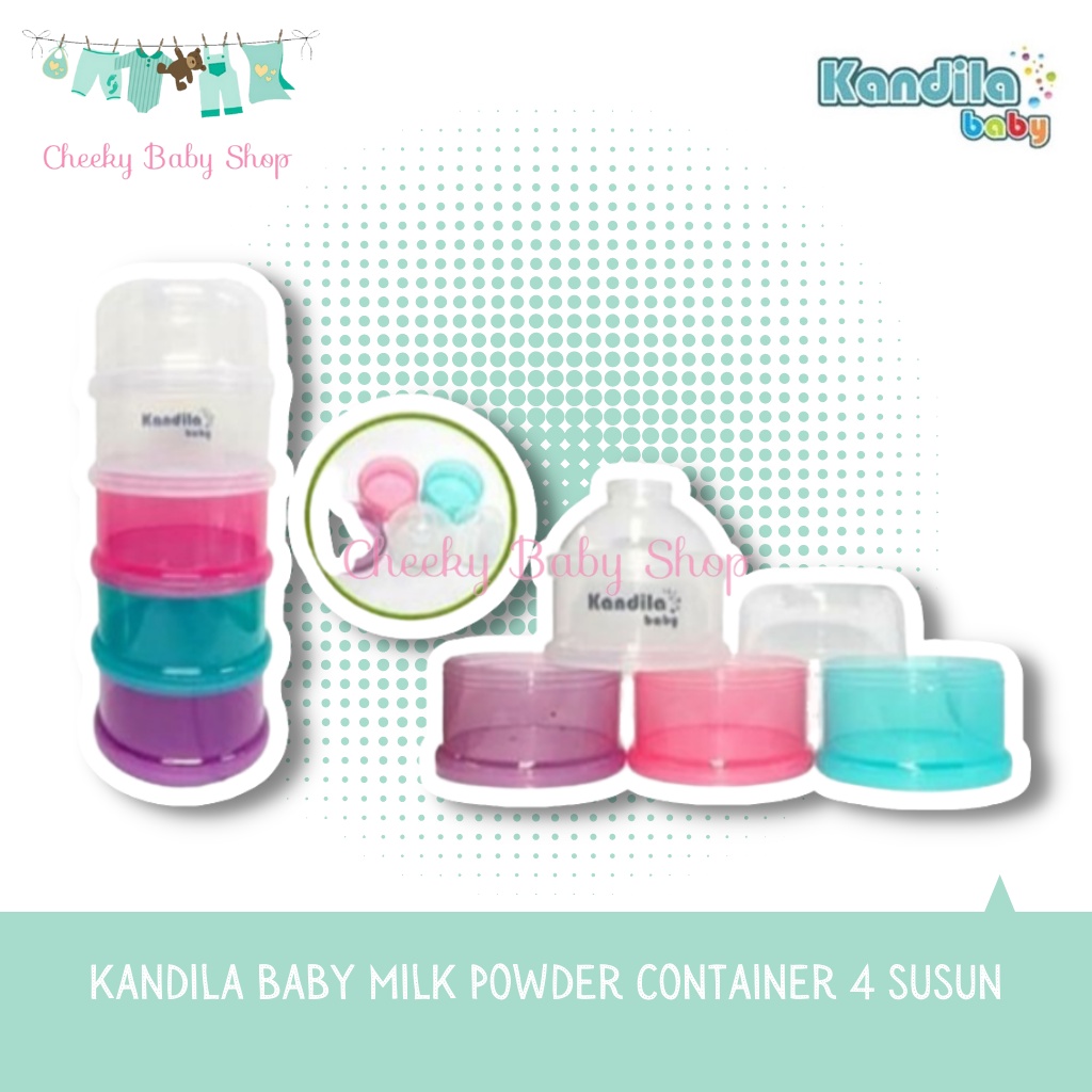Jual KANDILA BABY Milk Powder Container 4 Layer / Tempat Susu Formula ...