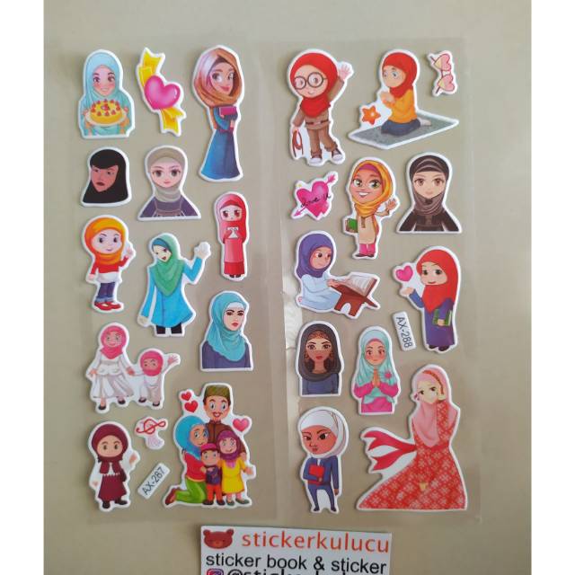 Jual Stiker timbul HIJAB | Shopee Indonesia