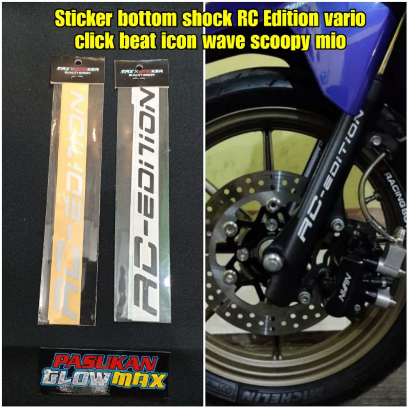 Jual Stiker bottom shock RC EDITION | Shopee Indonesia