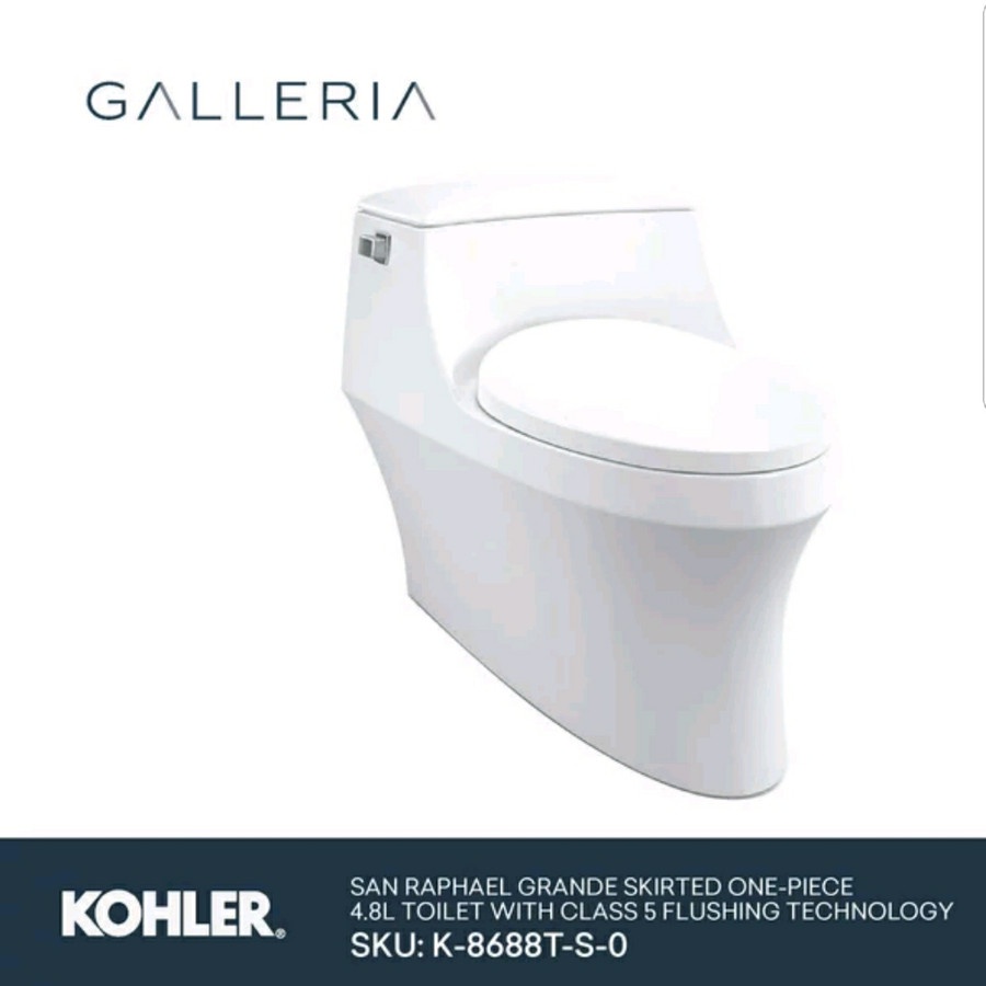 Jual Kohler Closet San Raphael Grande Skirted One-Piece Toilet K-8688T ...