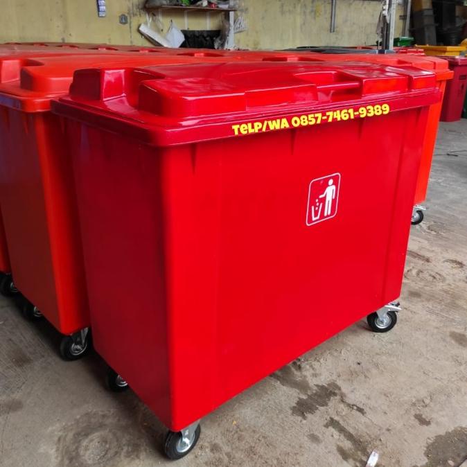 Jual TEMPAT SAMPAH BESAR-BAK SAMPAH BESAR-TONG SAMPAH BESAR VOLUME 660 LITE | Shopee Indonesia