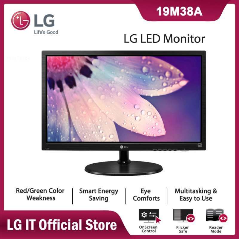 Jual LG 19M38A LED Monitor | Shopee Indonesia