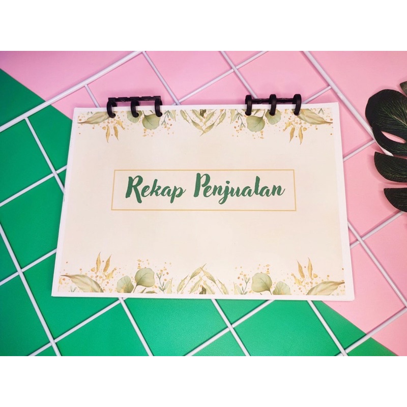 Jual Buku Rekap Penjualan Online Shop Olshop Laporan Keuangan Usaha ...