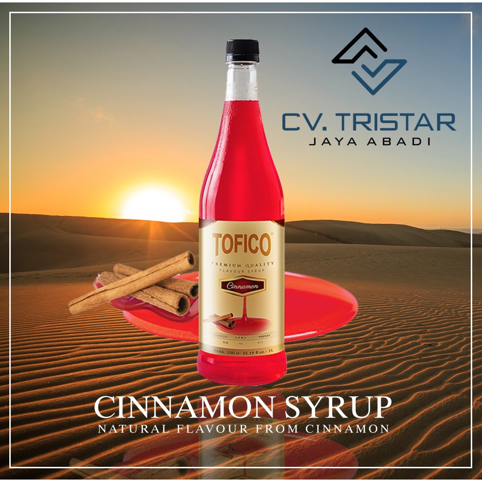 Jual Recommended Sirup Premium Rasa Kayu Manis Cinnamon Tofico