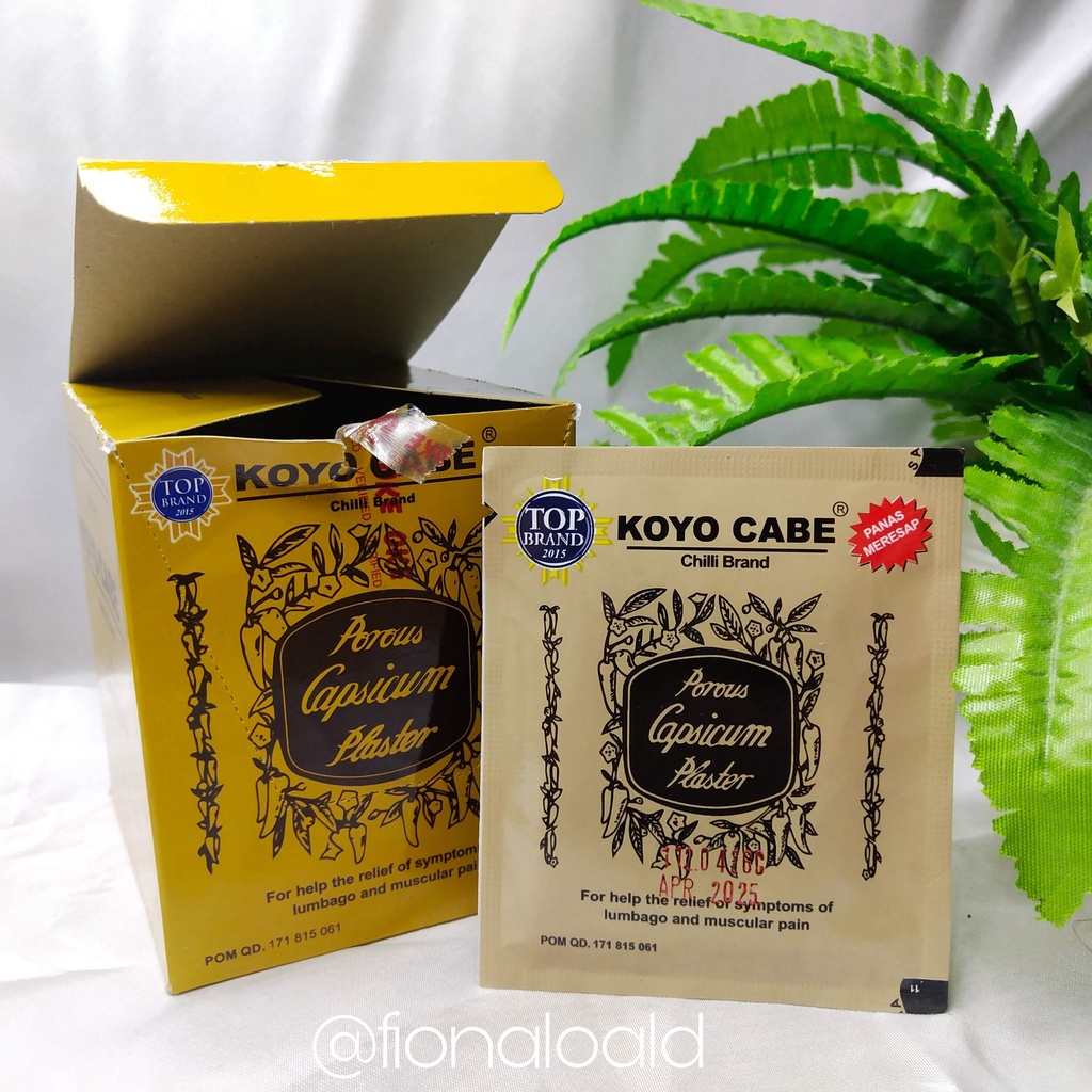 Jual KOYO CABE SACHET / PEGAL LINU / MASUK ANGIN / NYERI OTOT | Shopee ...