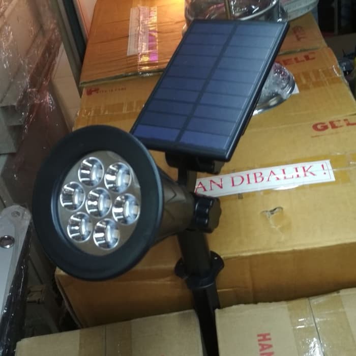 Jual LAMPU TAMAN SOLAR CELL RGB 7wt | Shopee Indonesia
