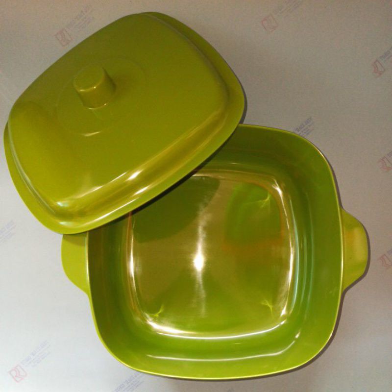 Jual [Besar] Tempat makanan melamin kotak/Tempat Lauk melamin kotak ...