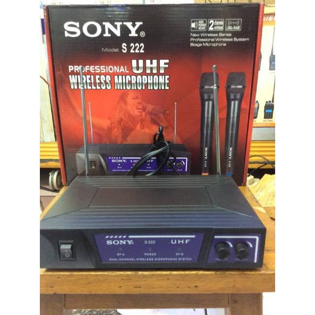 Jual MIC WIRELESS SONY S 222 / S222 / S-222 / S - 222 / s222 | Shopee ...