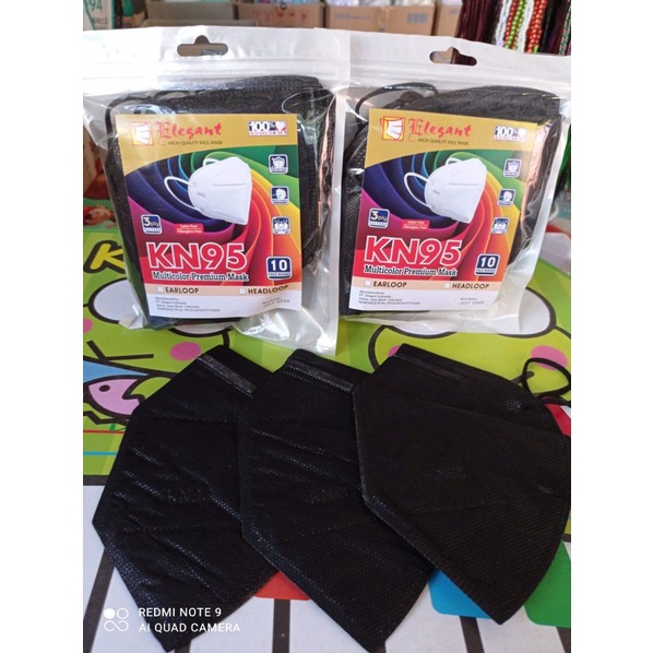 Jual Masker KN 95 Hitam Masker KN95 Hitam 1pak isi 10 pcs | Shopee ...