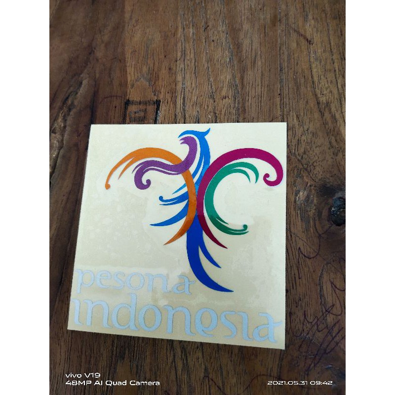 Jual Sticker cutting timbul pesona indonesia | Shopee Indonesia