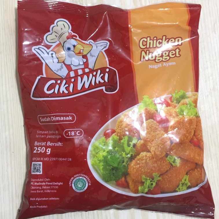 Jual CIKI WIKI NAGET AYAM/NAGET DINO/HAPPY STAR 250GR MURAH | Shopee ...
