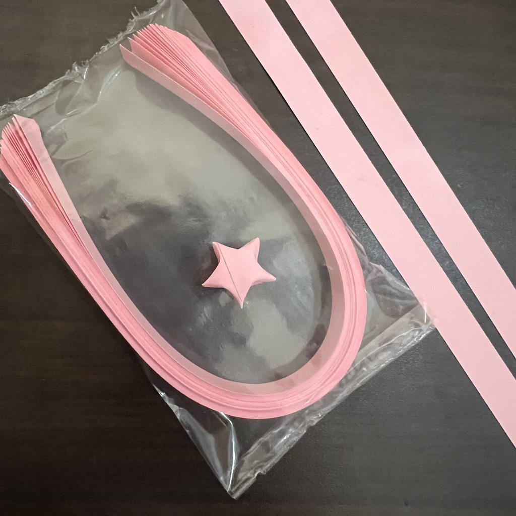 Jual Kertas Bintang Origami Star Paper Lipat Motif Warna Warni Pastel ...