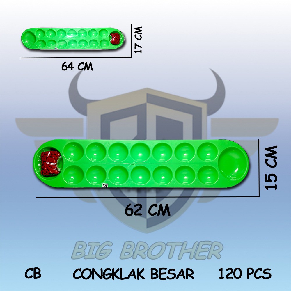 Jual Congklak Dakon Conglak Congkak Jumbo Besar Mainan Anak Permainan ...